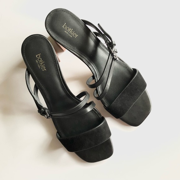 Botkier | Shoes | New Botkier Dune Low Heel Leather Sandals 75 | Poshmark